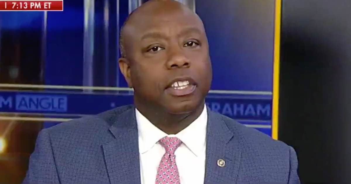 Sen. Tim Scott: Trump Did More For Minorities Than Joe Biden Will Ever ...