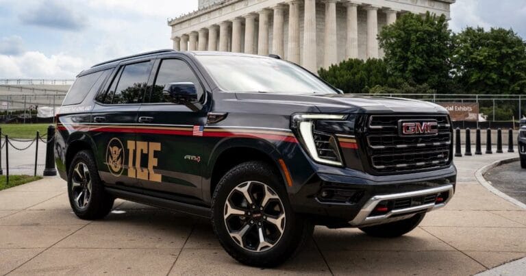 DHS Unveils Striking New ICE Fleet to Boost Recruitment and Visibility ...